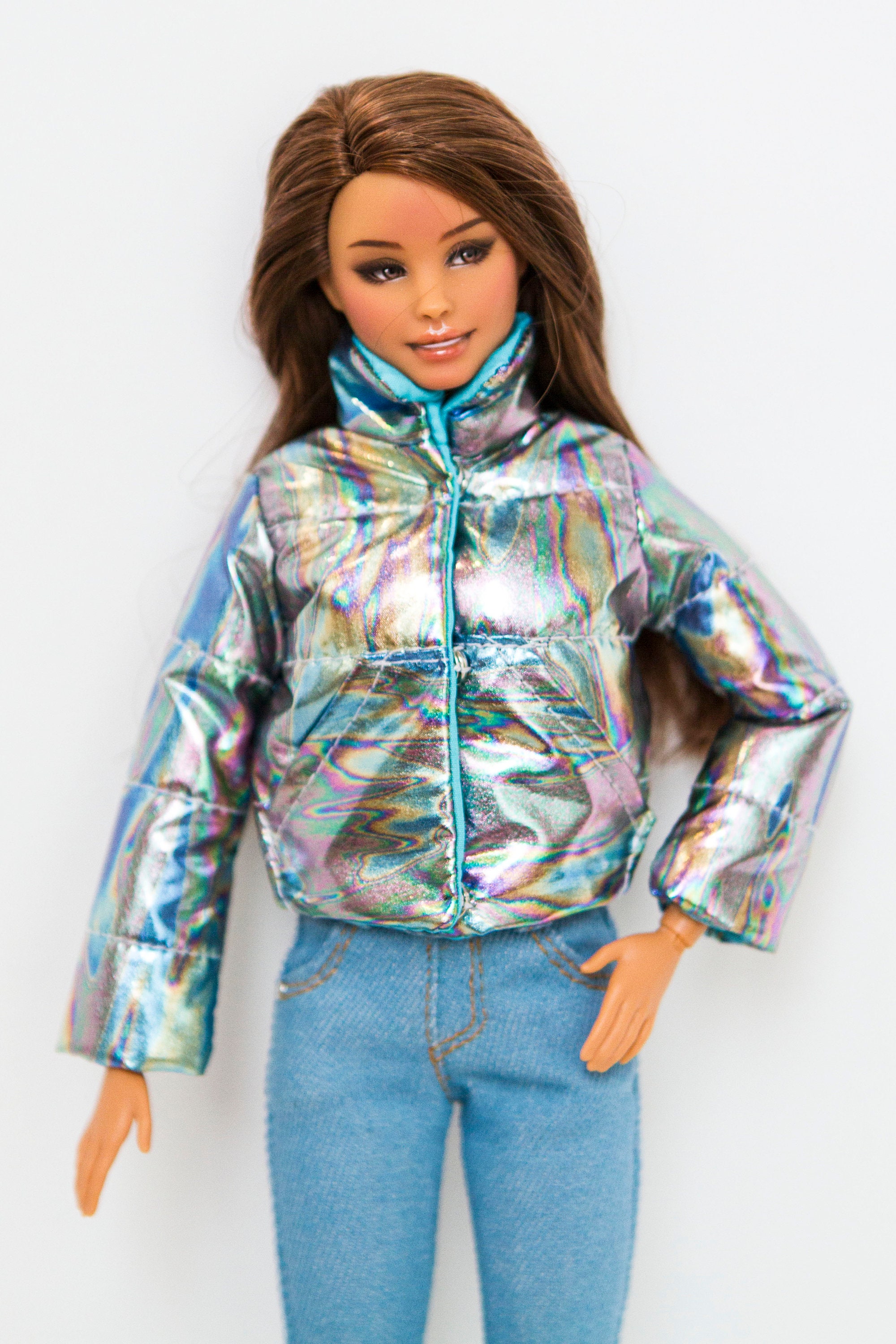 Barbie Coat Down Jacket Jacket For Barbie Winter Coat Etsy