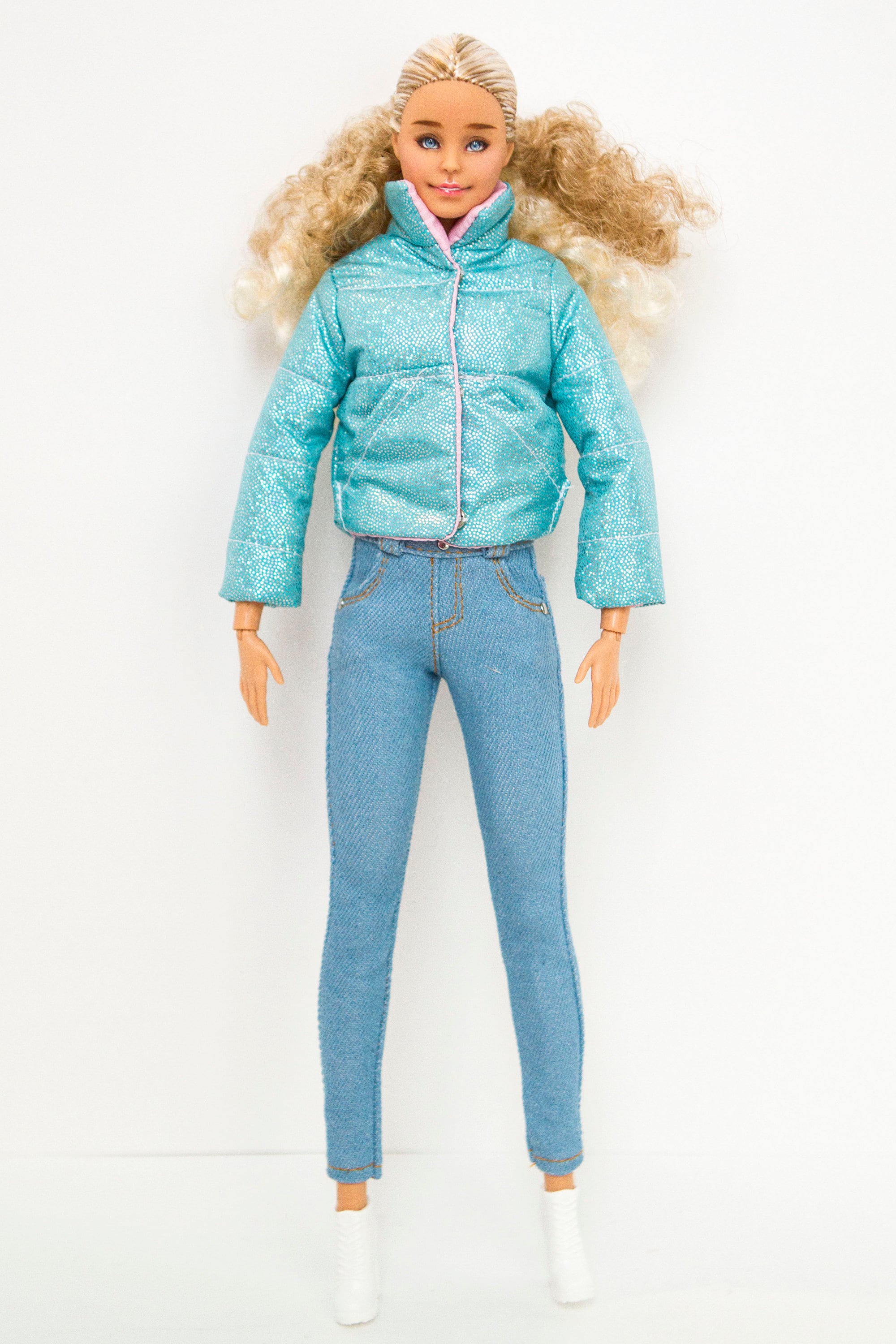 Barbie Coat Down Jacket Jacket For Barbie Winter Coat Etsy