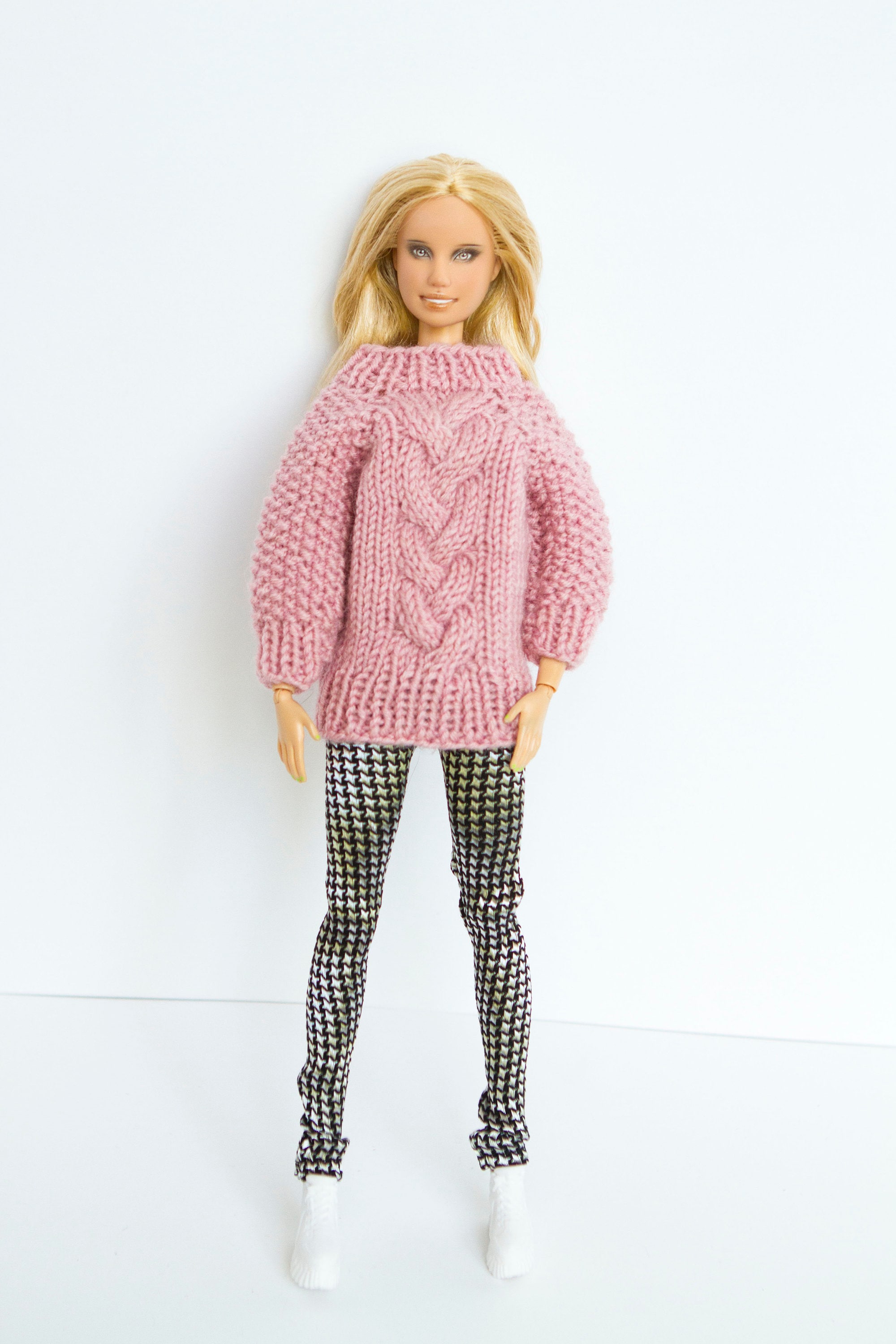 Barbie clothes. knitted sweater for barbie doll | Etsy