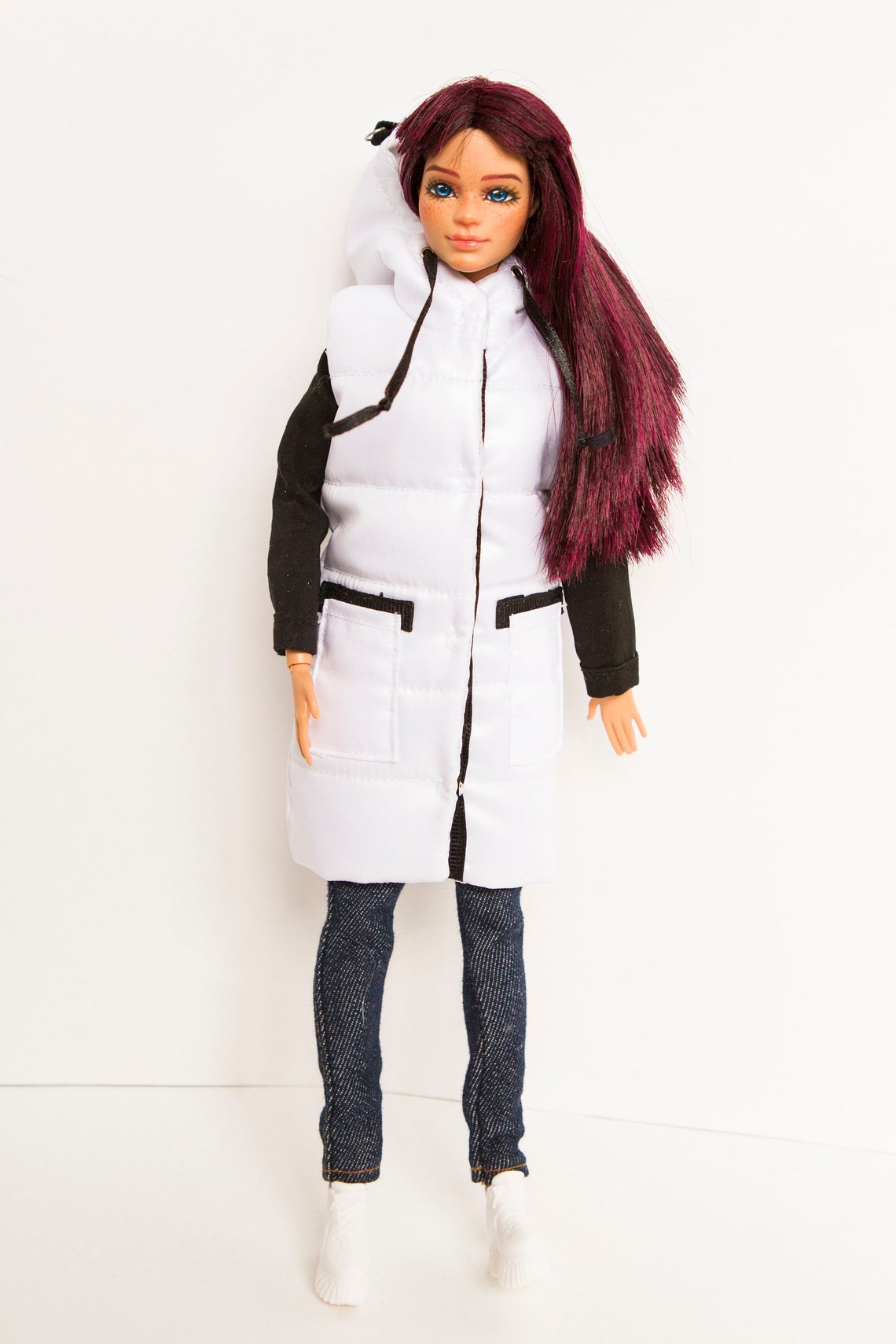 Barbie Clothes Coat Down Jacket For Barbie Doll Etsy