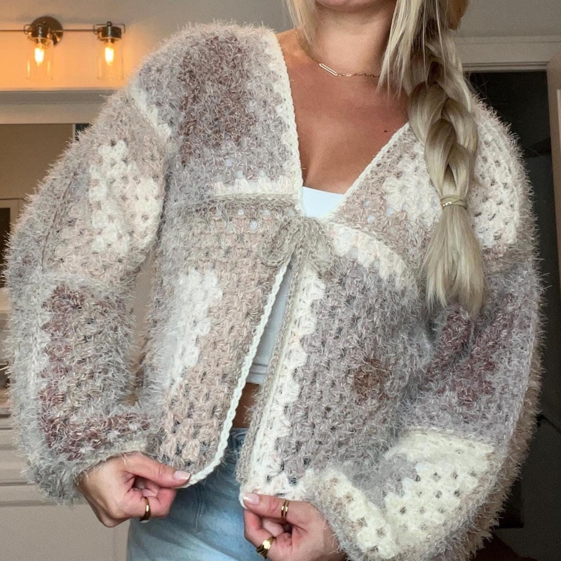Cream Cardigan Cropped - Etsy
