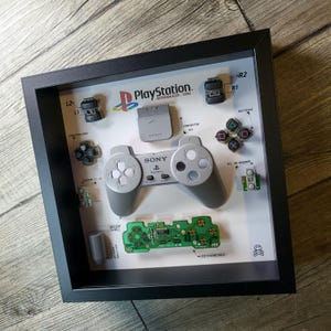 Ps1 Controller Shadowbox Display Frame Classic Retro Gaming Perfect for ...