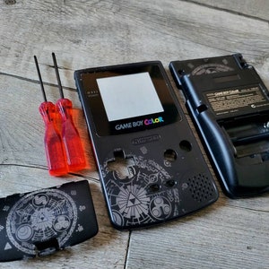 Shell Kit for Game Boy Color Console Black Laser Engraving - Etsy