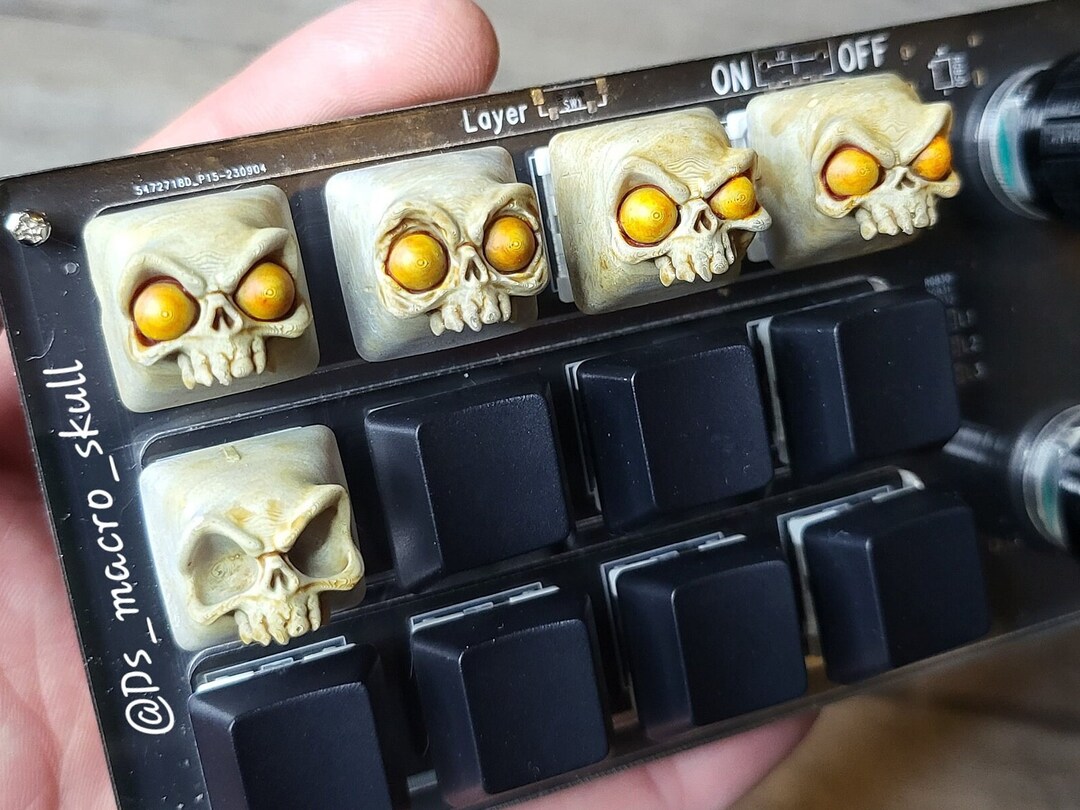 Keycap Skull Artisan Horror for Mechanical Gaming Keyboards - Etsy