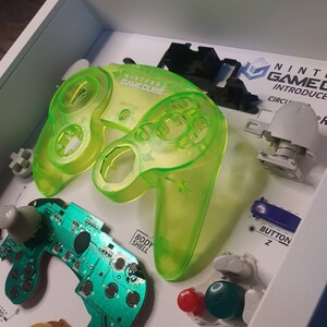 Shadowbox Diorama for Game Cube Controller Wall Decor Game Room Green ...