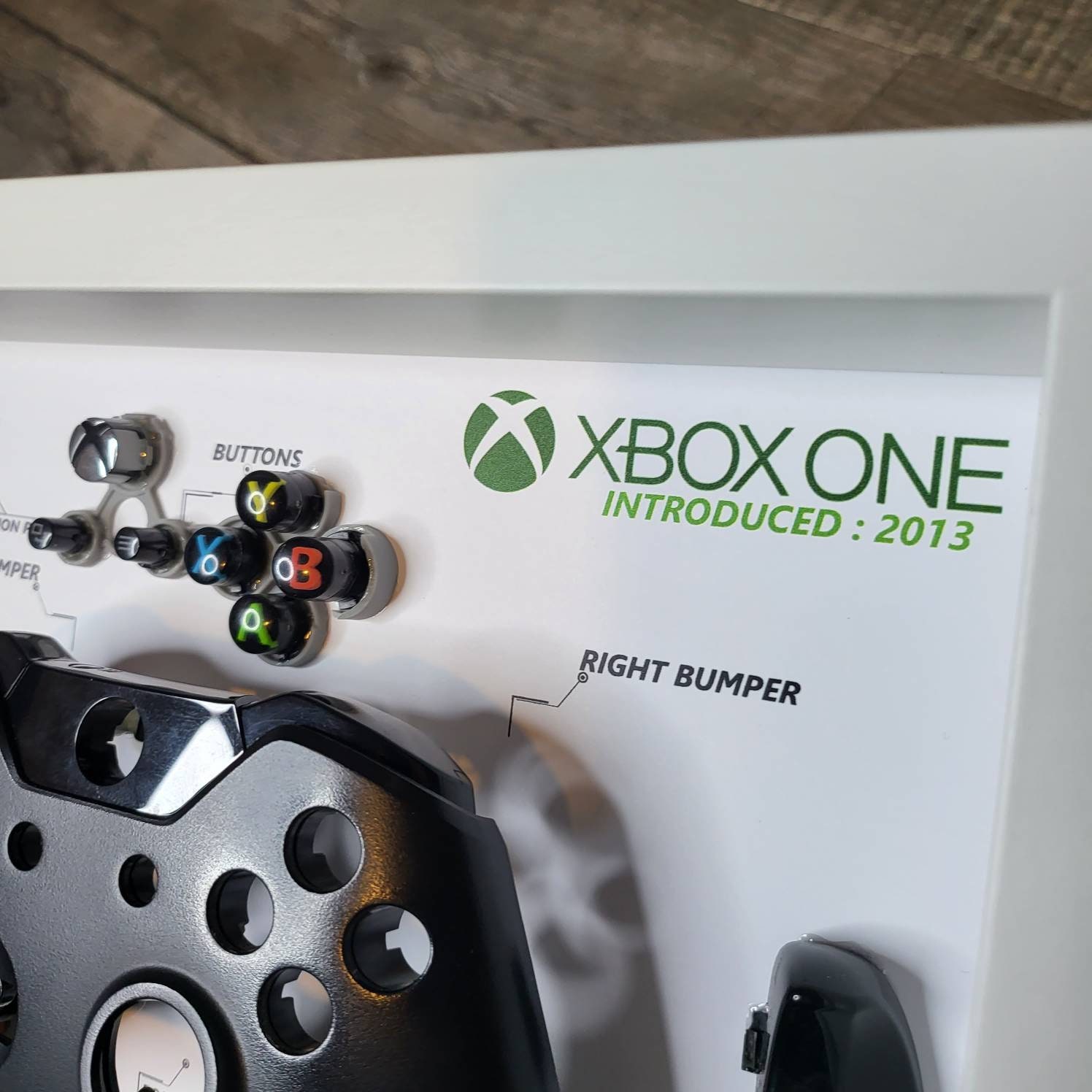Shadowbox Diorama for One Controller Wall Decor Game Room Joystick ...
