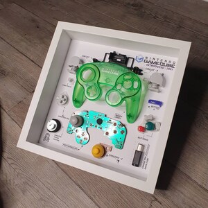 Game Cube Shadowbox Diorama Controller Unassembled Console - Etsy