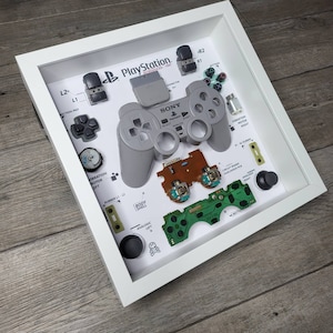 Playstation Ps Psx Shadow Box Diorama Controller Console Di - Etsy
