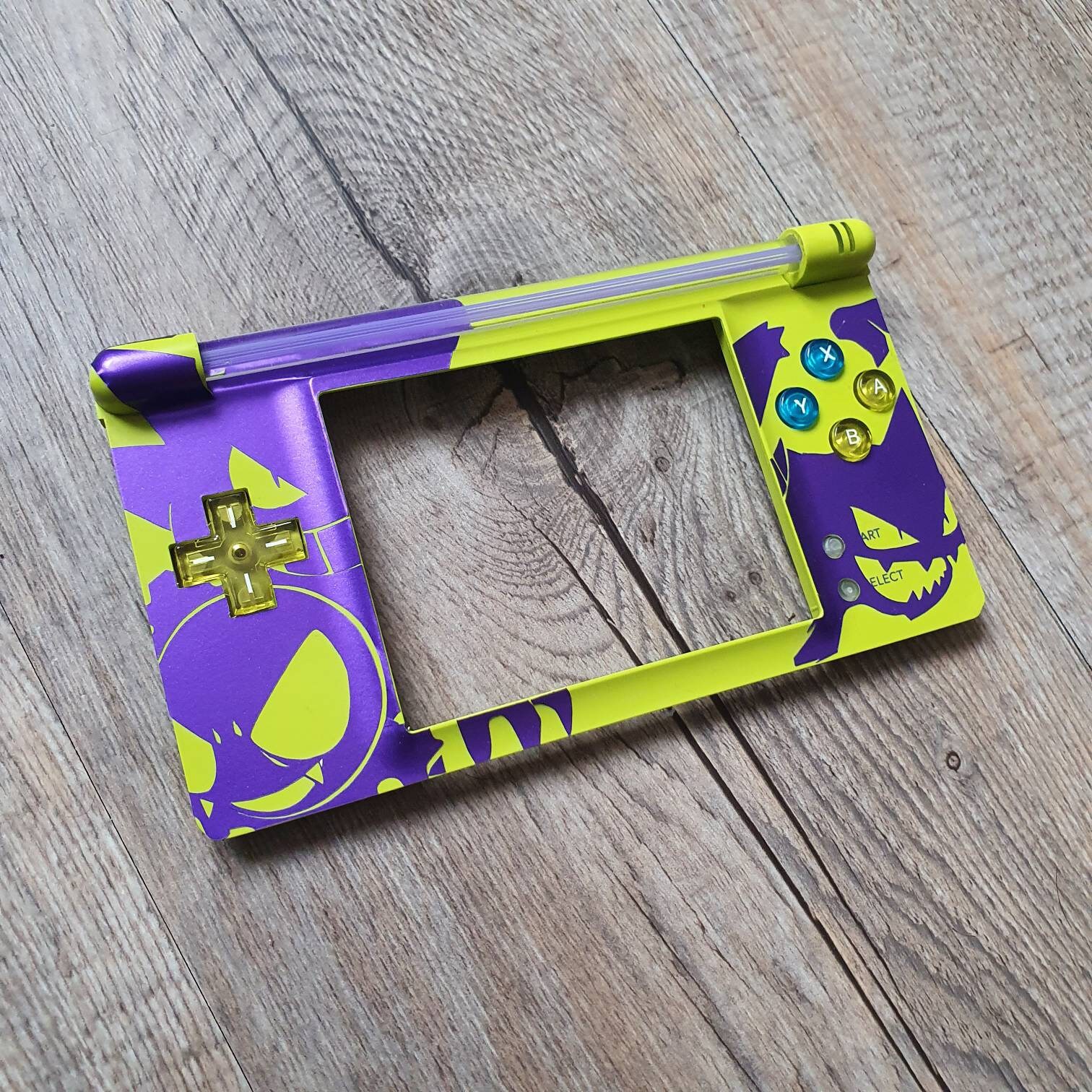 Gameboy Macro Faceplate Neon Game Boy Gengar - Etsy