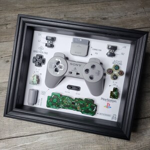 Shadowbox Diorama Black Frame for Ps1 Ps Psx Controller Wall Decor Game ...