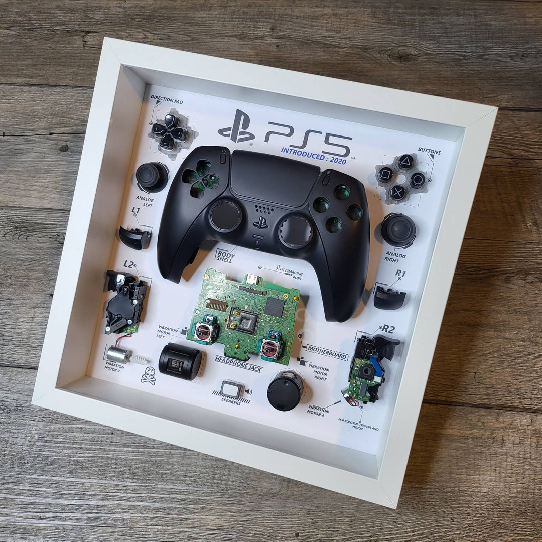 Ps5 Ps Playstation 5 Shadow Box Diorama Controller Disassembled Game ...