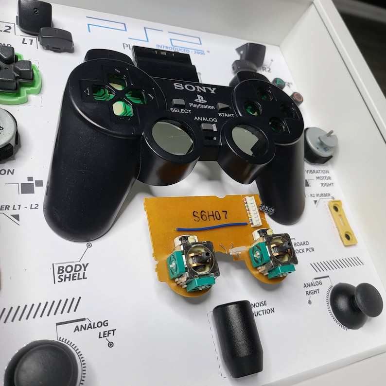 Ps2 Ps Psx Playstation Shadow Box Diorama Controller Smontato - Etsy