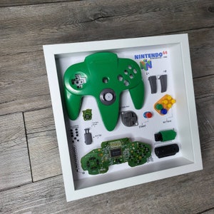 N64 Shadow Box Nintendo Game Diorama Controller Disassembled Game ...