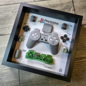 Ps1 Controller Shadowbox Display Frame Classic Retro Gaming Perfect for ...