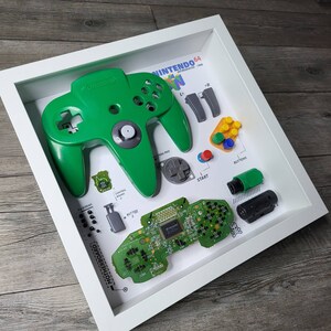 N64 Shadow Box Nintendo Game Diorama Controller Disassembled Game ...