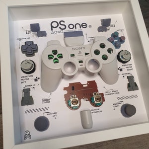 Shadowbox Diorama for Ps One Psx Controller Wall Decor Game Room ...
