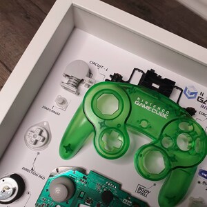 Game Cube Shadowbox Diorama Controller Unassembled Console - Etsy