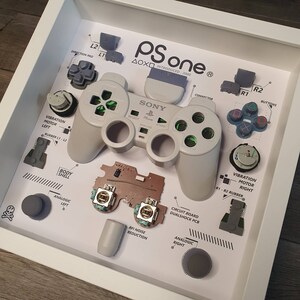 Shadowbox Diorama for Ps One Psx Controller Wall Decor Game Room ...