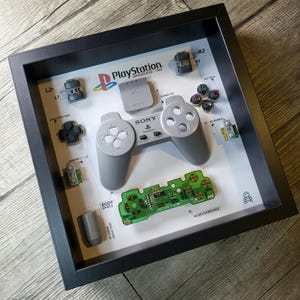 Ps1 Controller Shadowbox Display Frame Classic Retro Gaming Perfect for ...