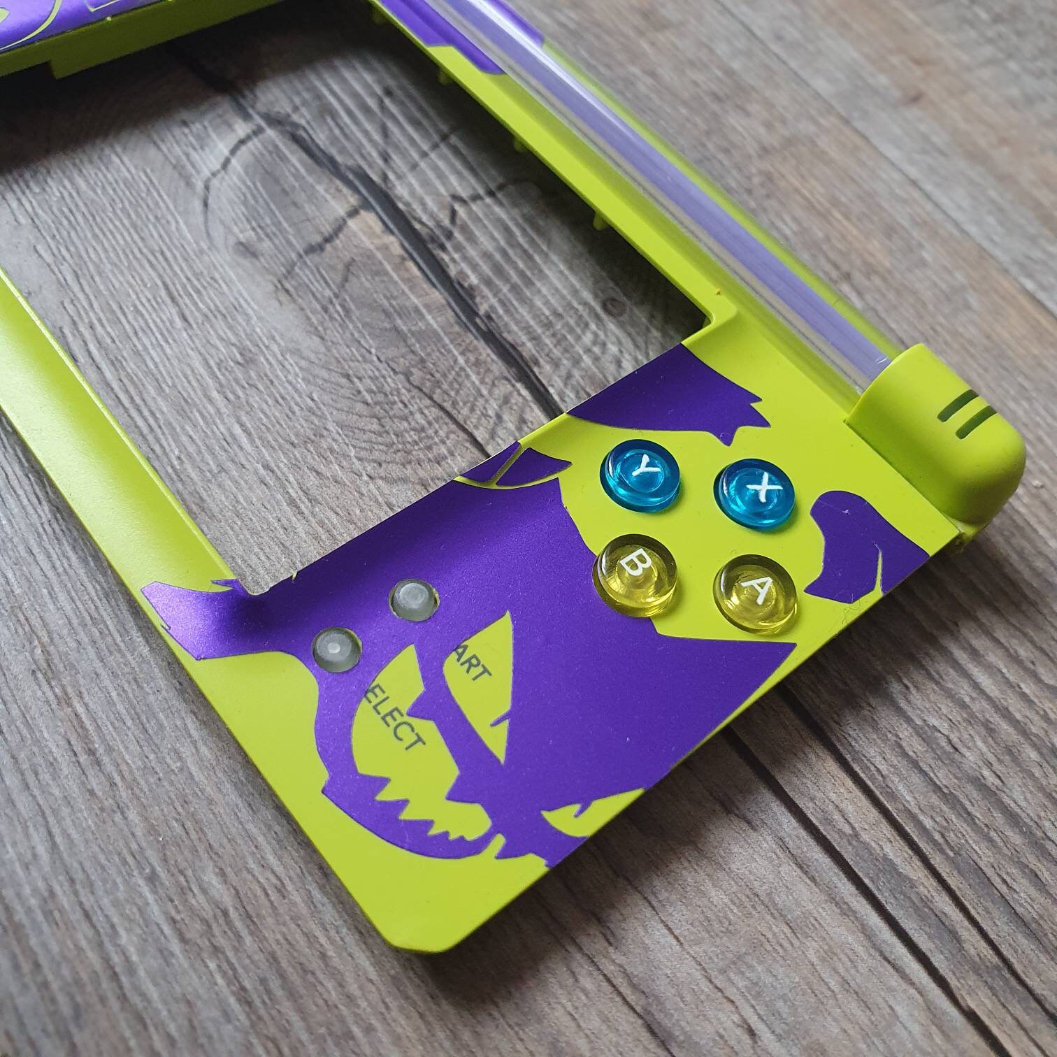 Gameboy Macro Faceplate Neon Game Boy Gengar - Etsy