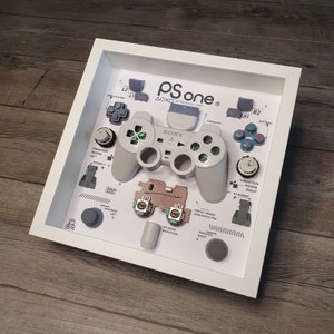 Shadowbox Diorama for Ps One Psx Controller Wall Decor Game Room ...