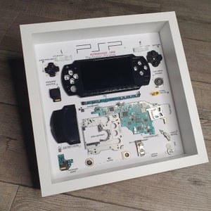 Shadowbox Diorama for Psp Black Wall Decor Game Room - Etsy