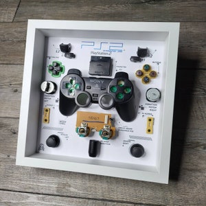 Shadowbox Diorama for Ps2 Controller Wall Decor Game Room Joystick ...
