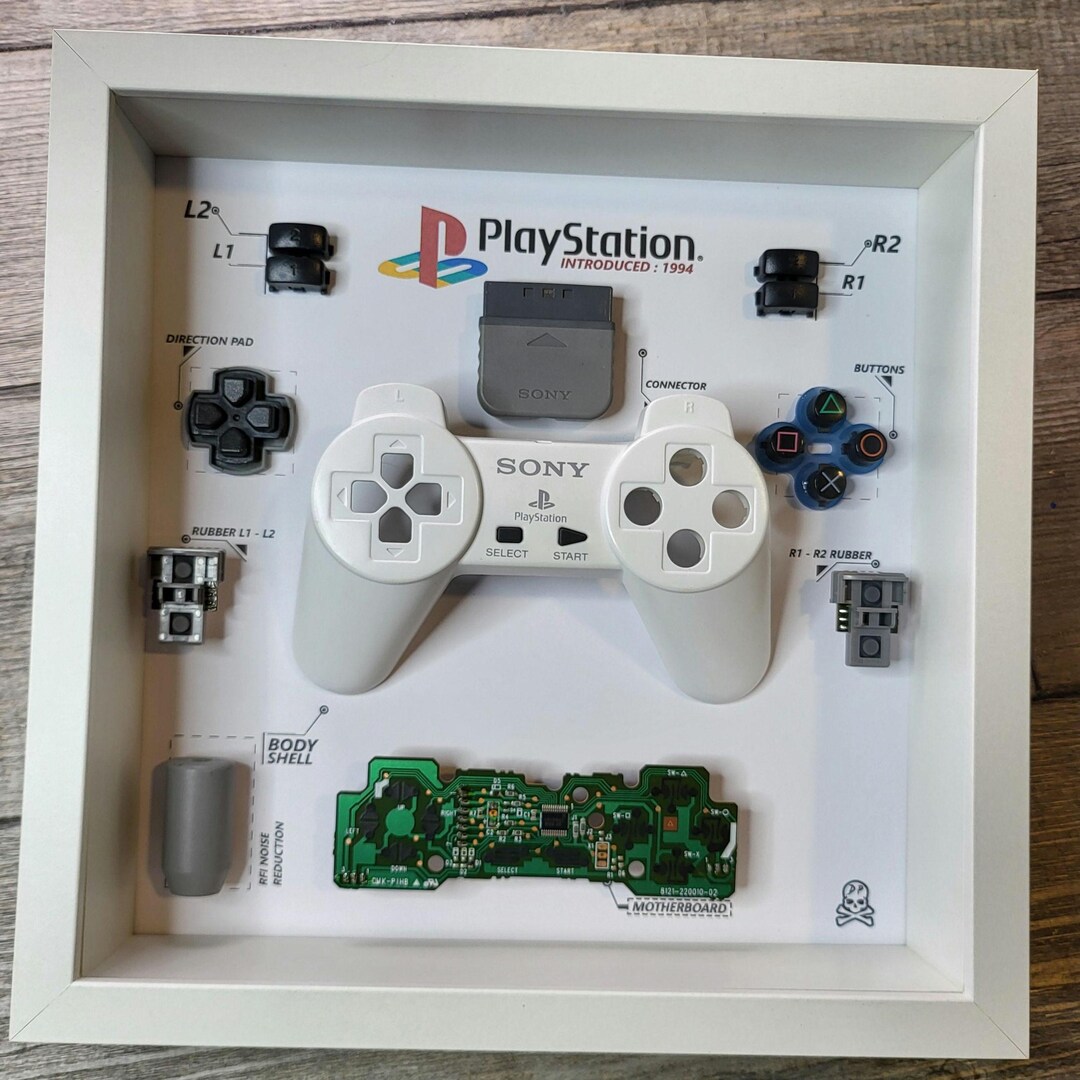Shadowbox Diorama for Ps1 Ps Psx Controller White Special Edition Wall ...