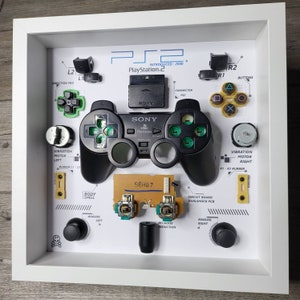 Shadowbox Diorama for Ps2 Controller Wall Decor Game Room Joystick ...