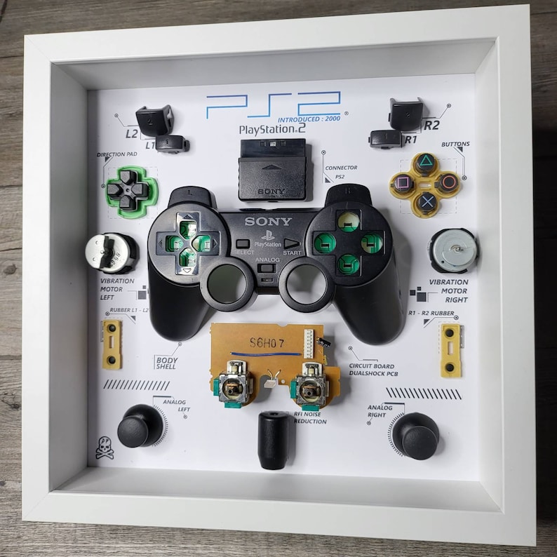 Ps2 Ps Psx Playstation Shadow Box Diorama Controller Smontato - Etsy