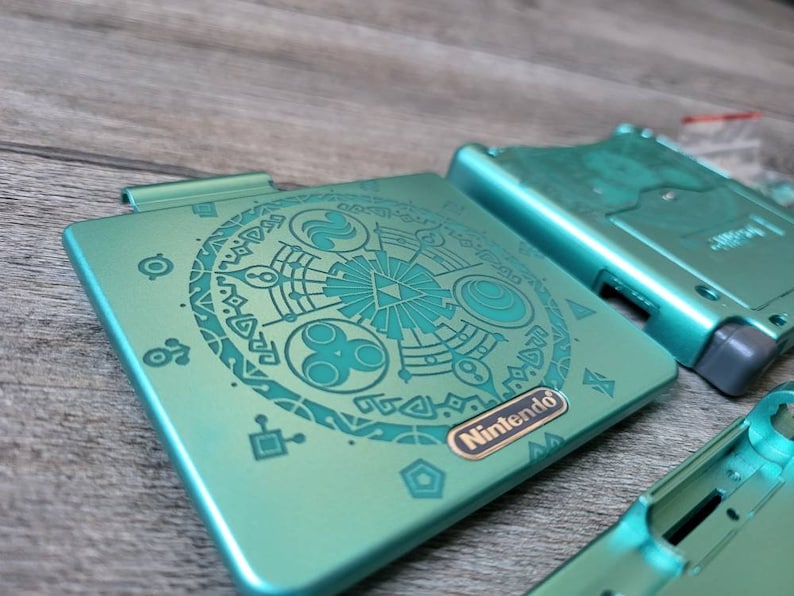 Gameboy Zelda Sp Advance Kit Nintendo Shell Cover Green - Etsy