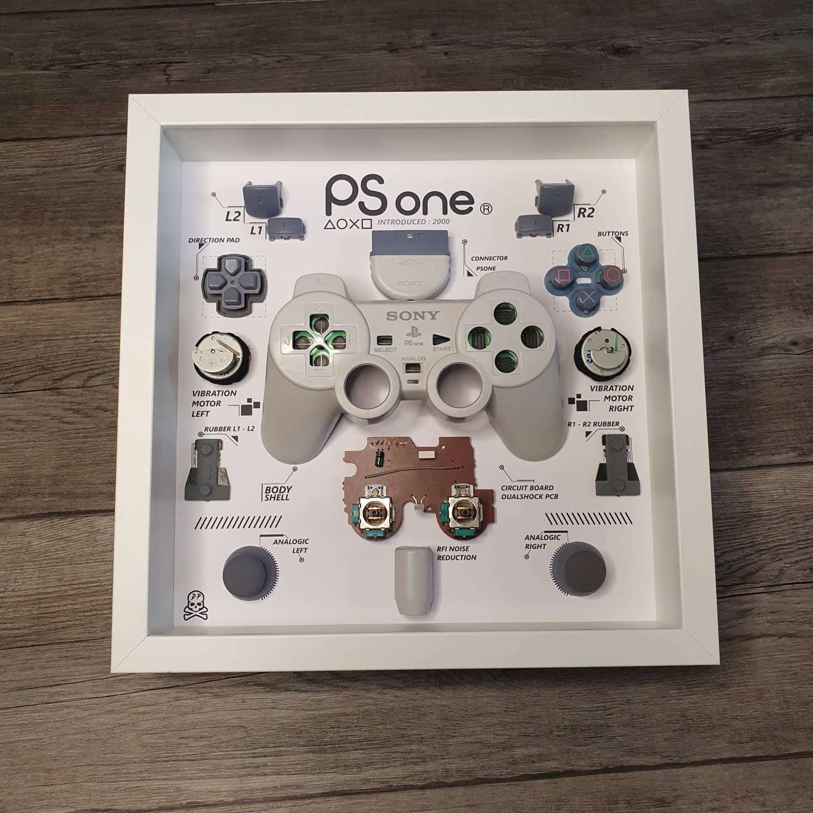 Shadowbox Diorama for Ps One Psx Controller Wall Decor Game Room ...