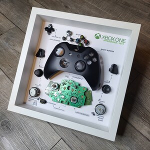 Shadowbox Diorama for One Controller Wall Decor Game Room Joystick ...