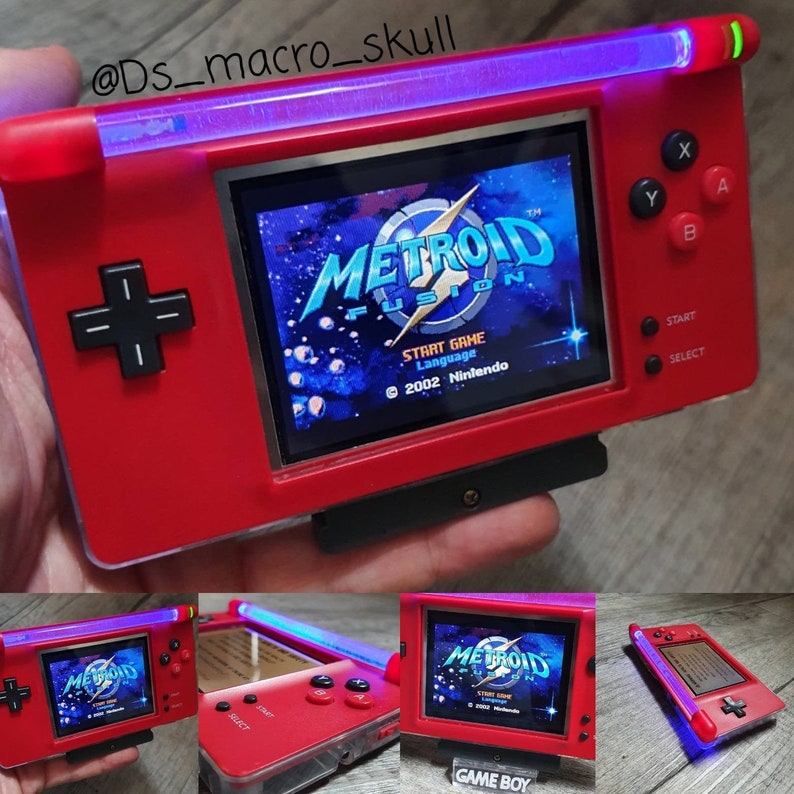 Nintendo Game Boy Advance NEON macro DS GBA Gameboy micro | Etsy