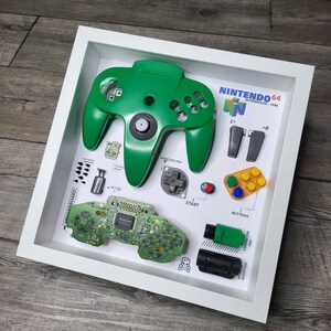 N64 Shadow Box Nintendo Game Diorama Controller Disassembled Game ...