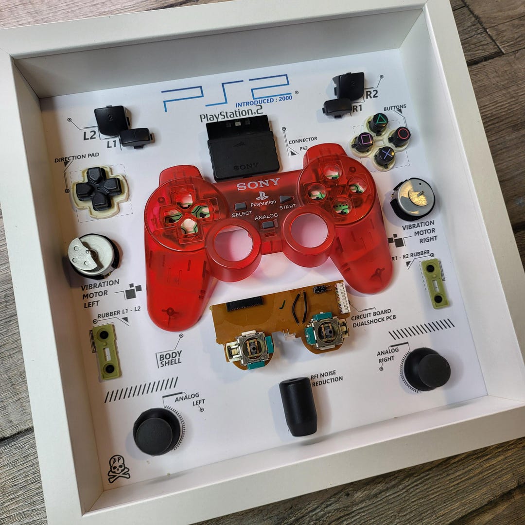 Shadowbox Diorama for Ps2 Controller Red Special Edition Wall Decor ...