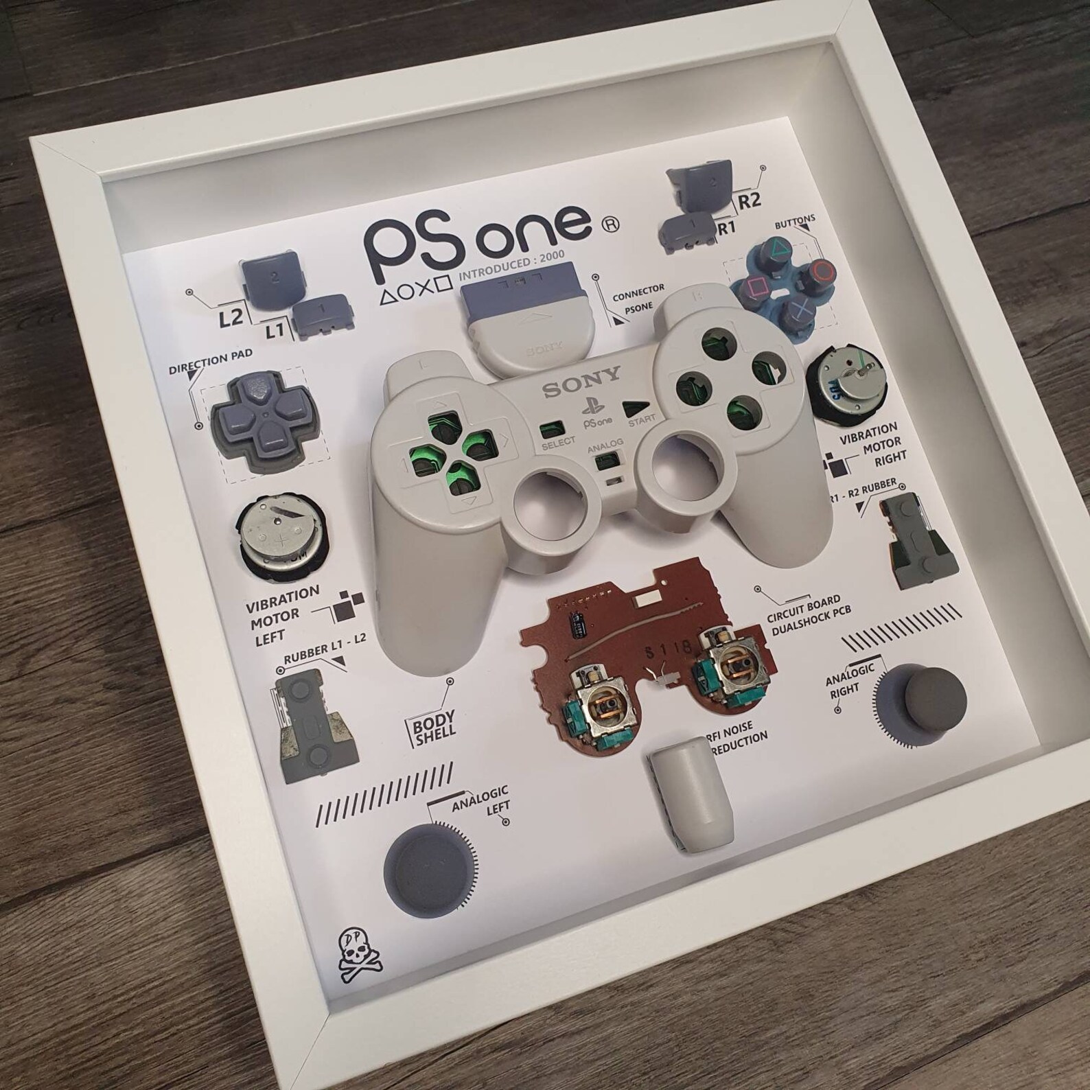 Shadowbox Diorama for Ps One Psx Controller Wall Decor Game Room ...