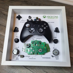 Shadowbox Diorama for One Controller Wall Decor Game Room Joystick ...