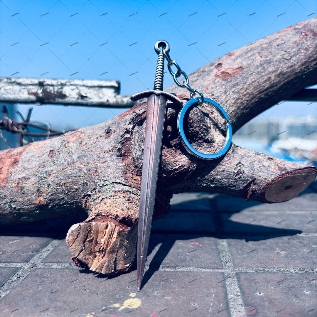 Dark Soul Tiny Sword Keychain Custom Handmade, Sword Keychain Handmade ...