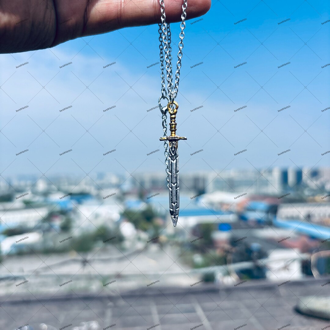 Tiny Holy Sword Earring Custom Handmade,metal Tiny Sword Keychain ...