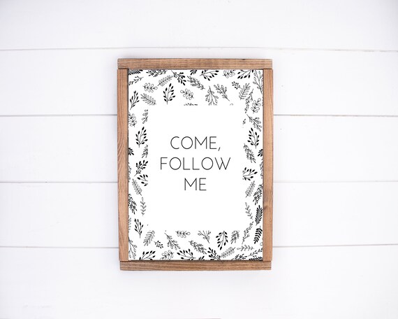 2020 Theme Printable Come Follow Me Home Generic LDS Binder - Etsy
