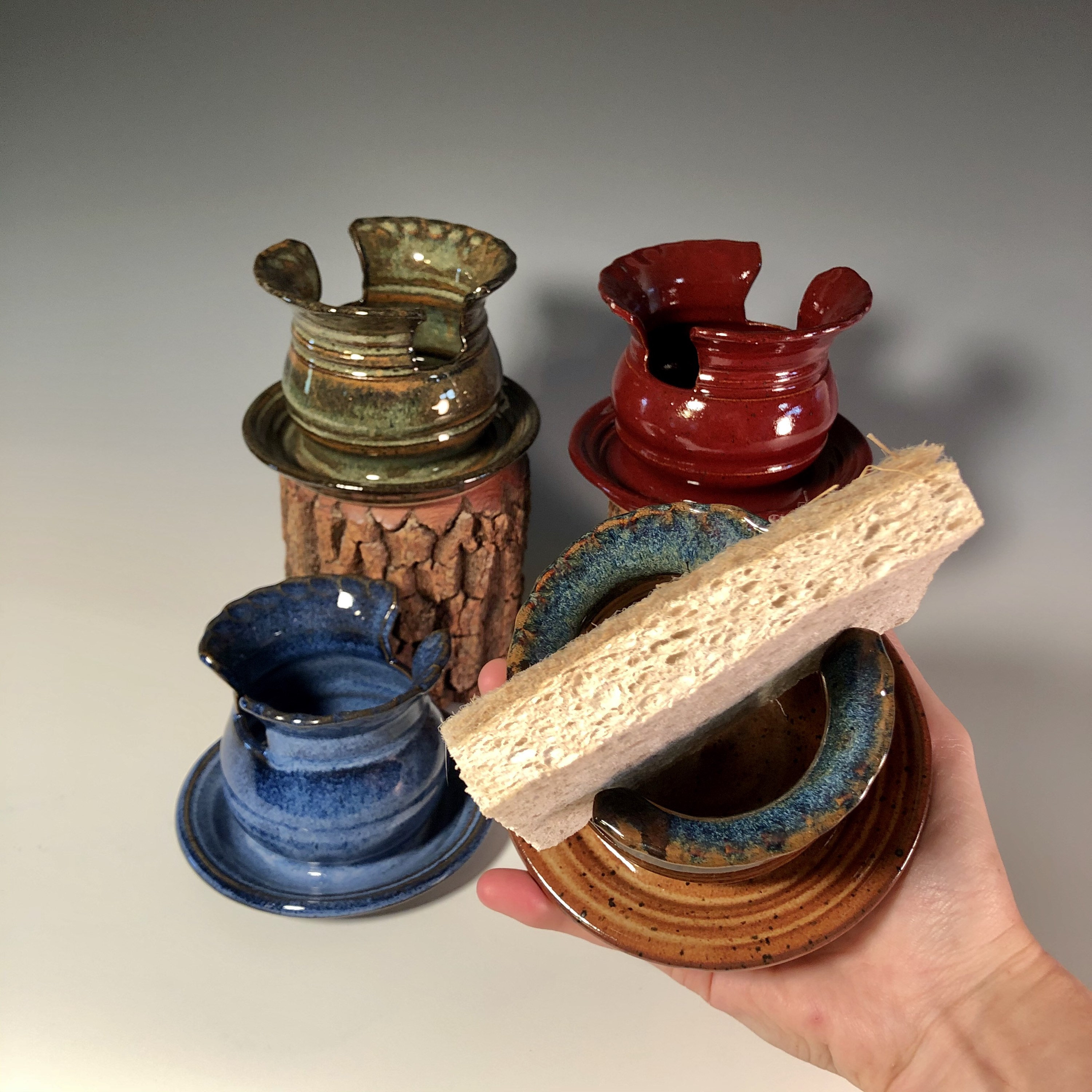 Sponge Holder Sponge Holder For Kitchen Ceramic Sponge | Etsy