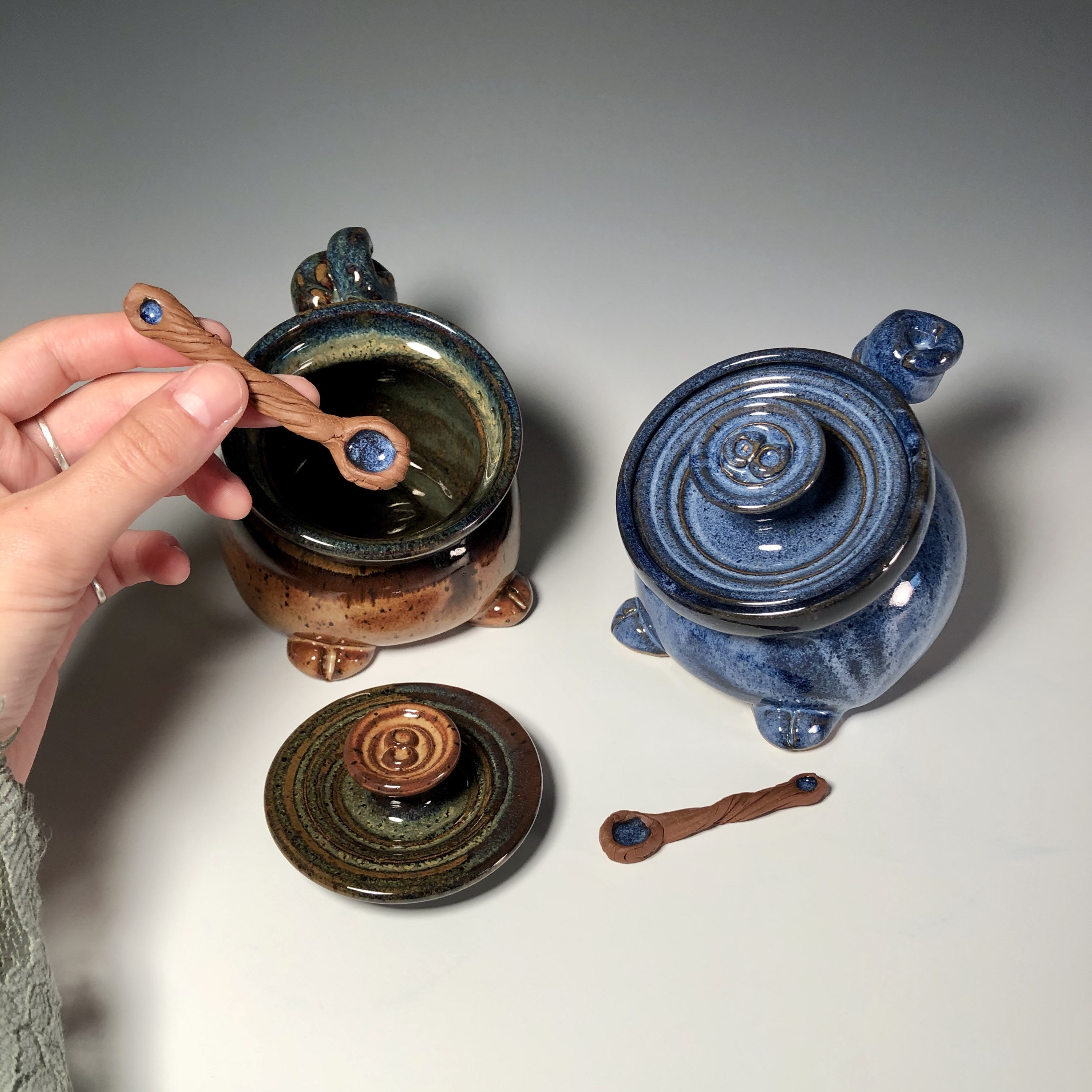 Salt Pig, Salt Cellar, Ceramic Salt Pig, Ceramic Salt Pot, Ceramic Salt ...