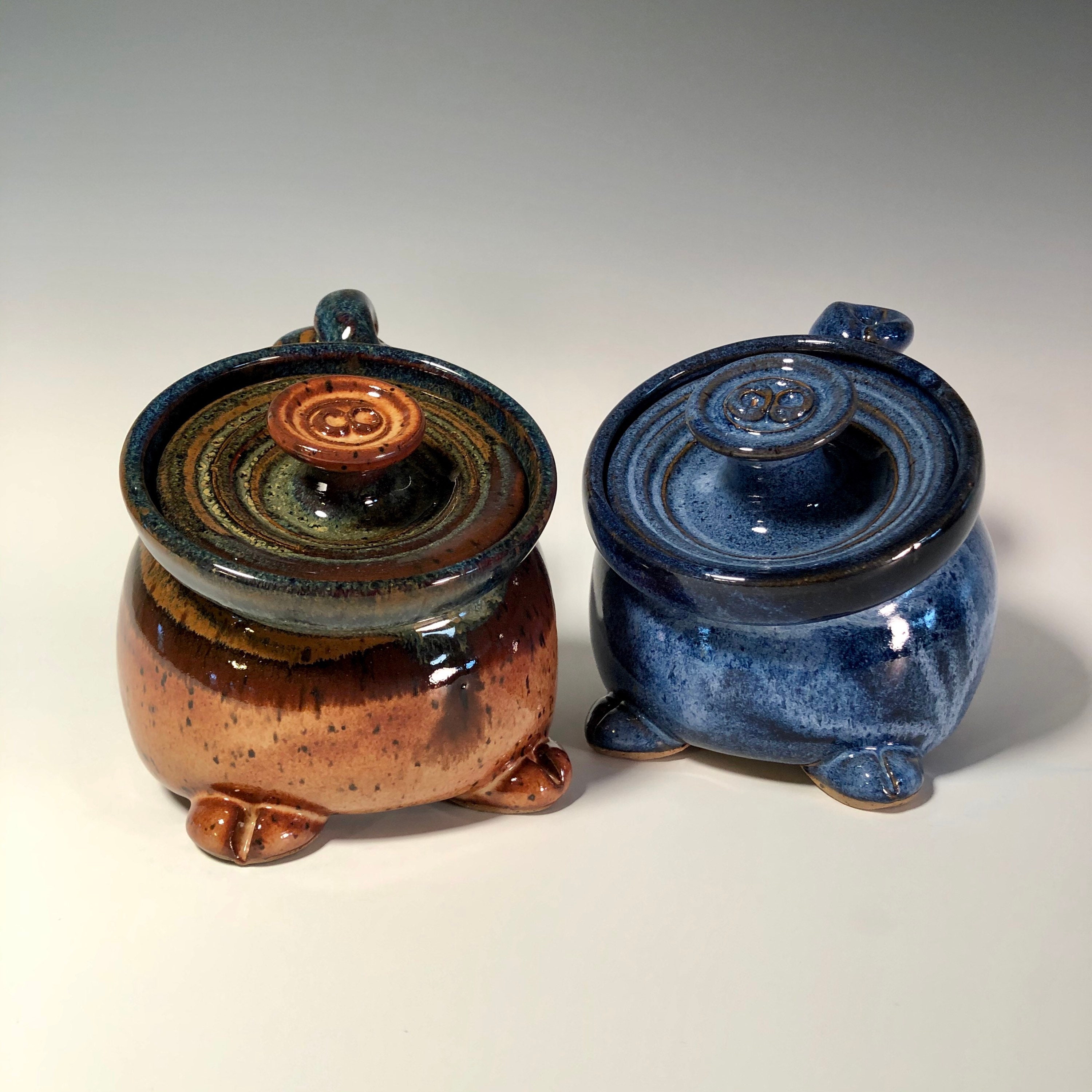 Salt Pig, Salt Cellar, Ceramic Salt Pig, Ceramic Salt Pot, Ceramic Salt ...
