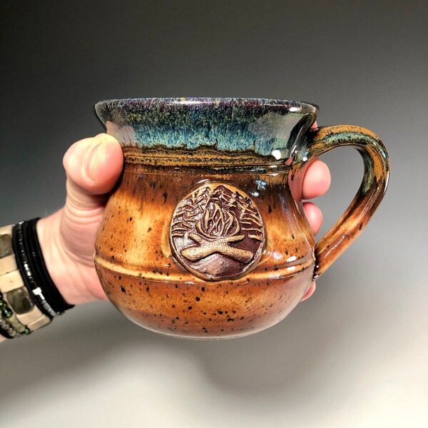 Rustic Handmade Mug - Etsy