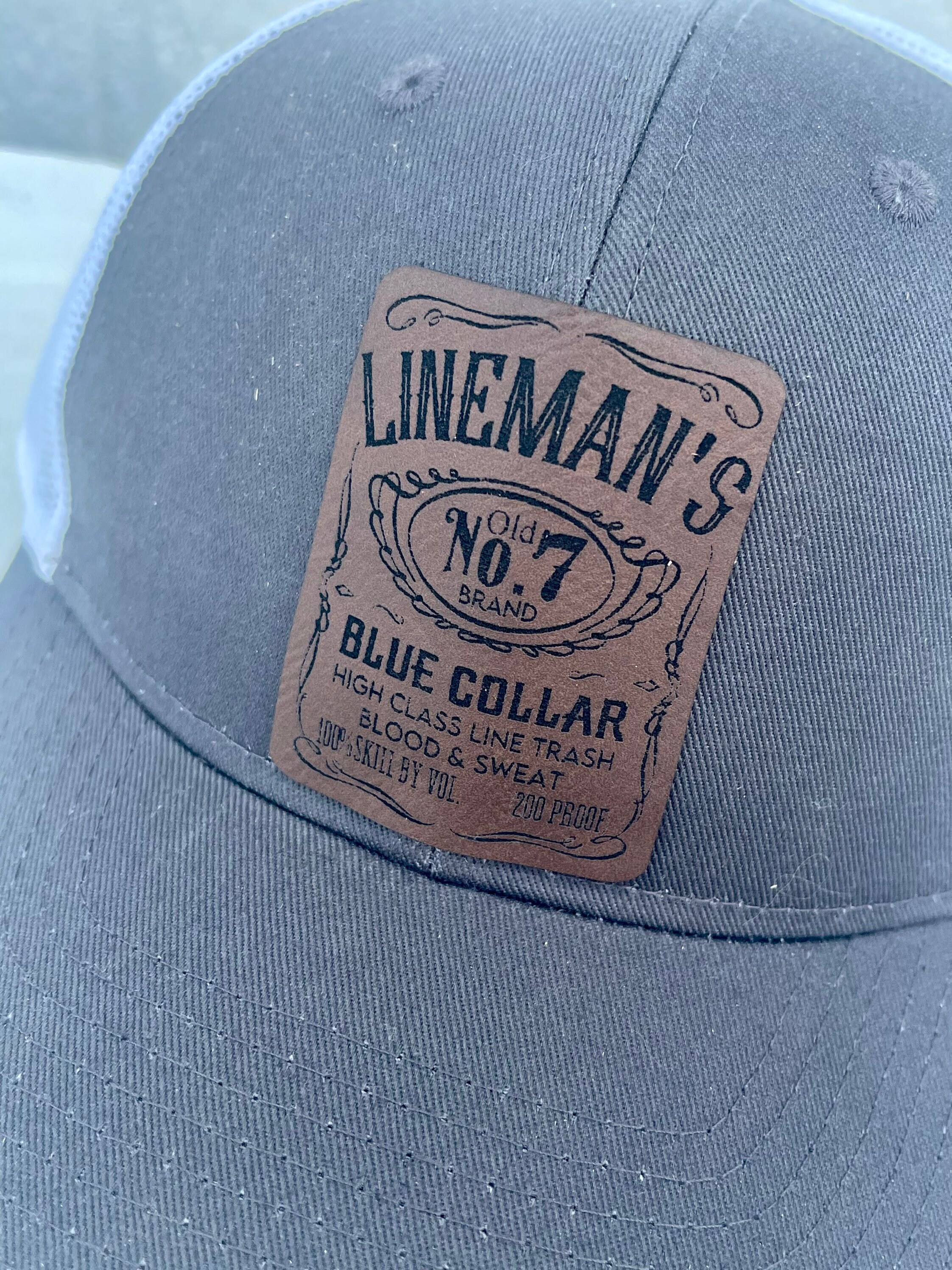 Lineman Hat Lineman Snapback Gift High Class Line Trash - Etsy