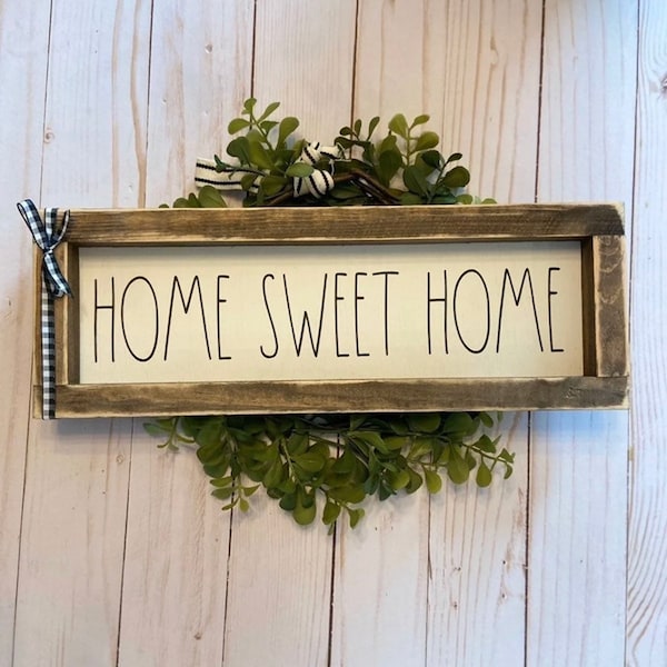 Personalized Home Sweet Home Sign - Etsy
