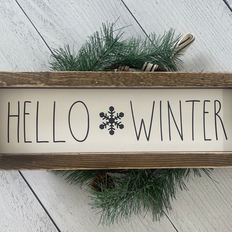 Winter Rae Dunn Sign - Etsy