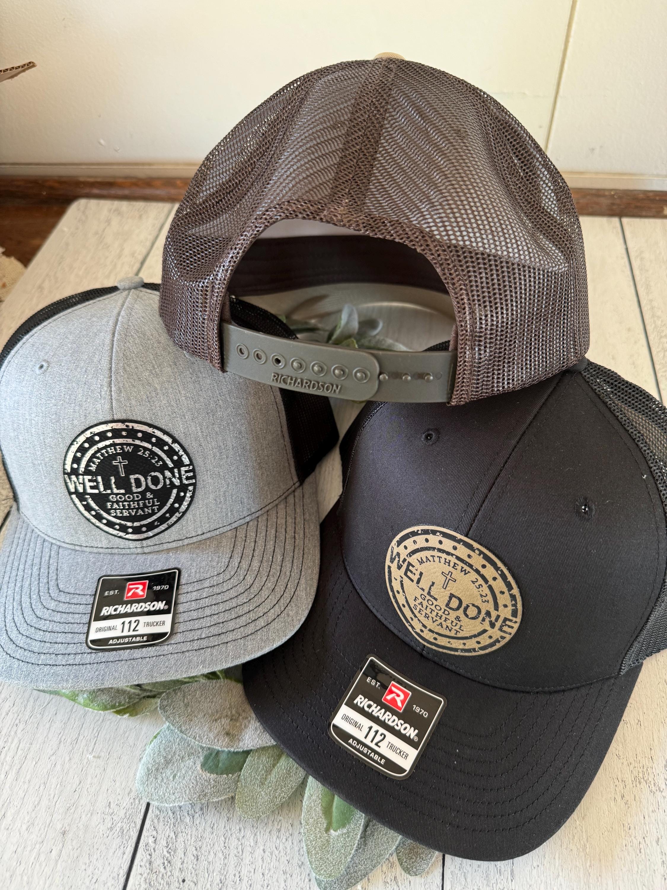 Well Done Good and Faithful Servant Richardson 112 Men's Christian Hat ...