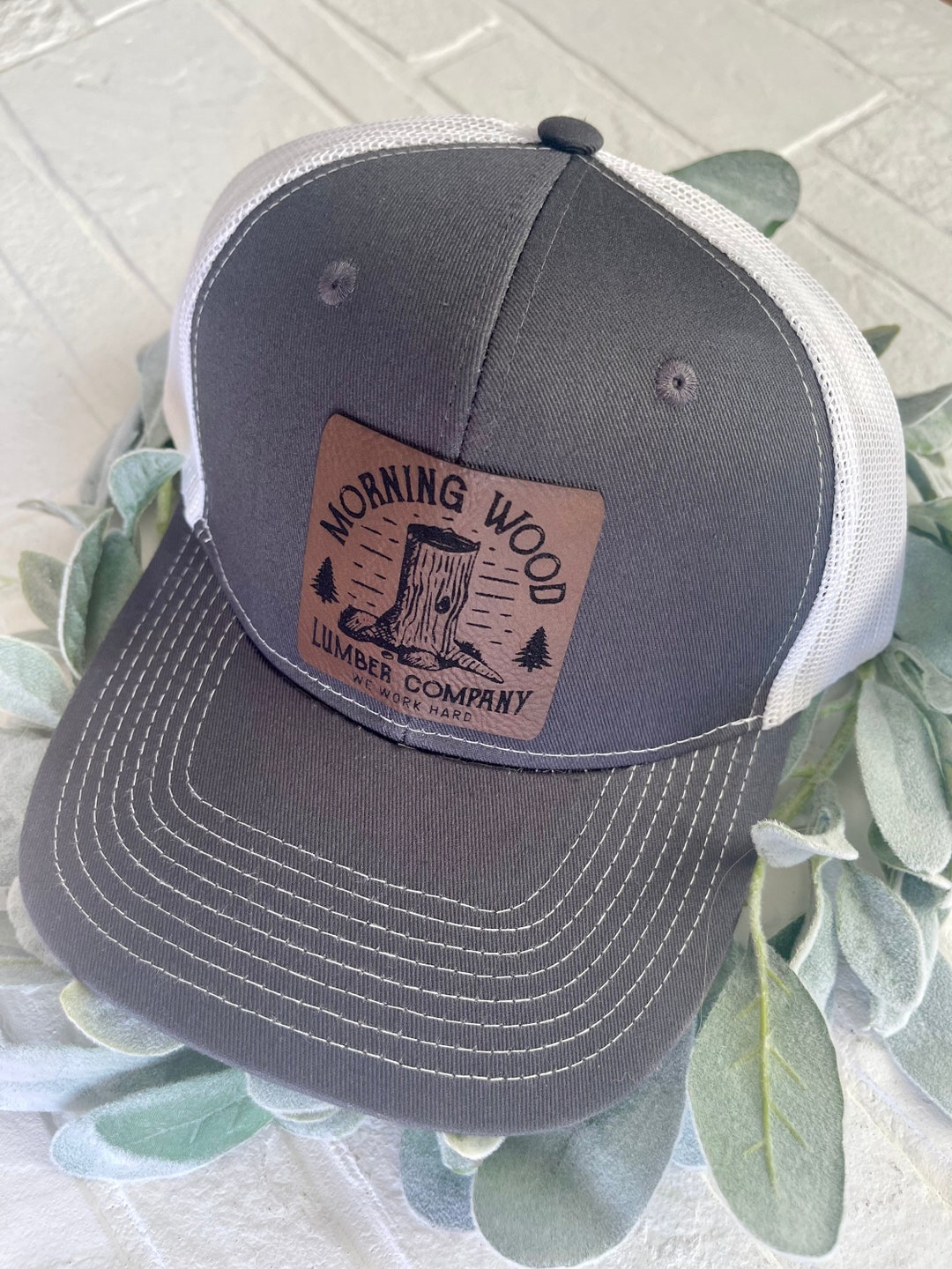 Morning Wood Lumber Company Men's Funny Trucker Hat - Men's Gift - Etsy